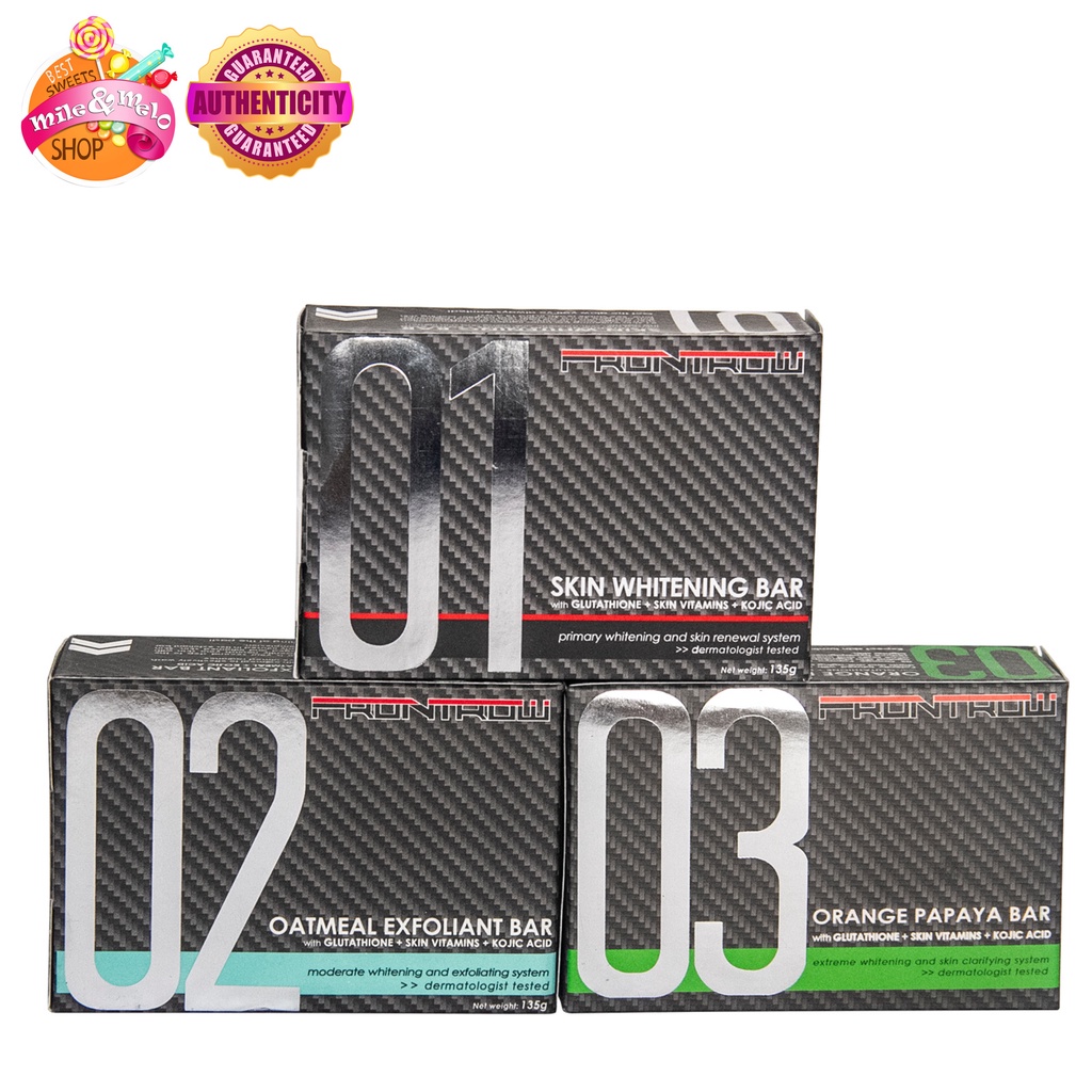 FRONTROW Luxxe White Whitening Bar Soap (1,2,3) 135g | Shopee Philippines