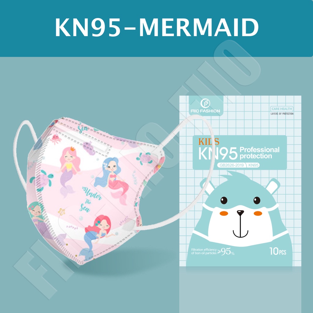 KID Face Mask KF94 KN95 3D butterfly Mask Korean Version Cartoon Design 4ply FDA Approved ...