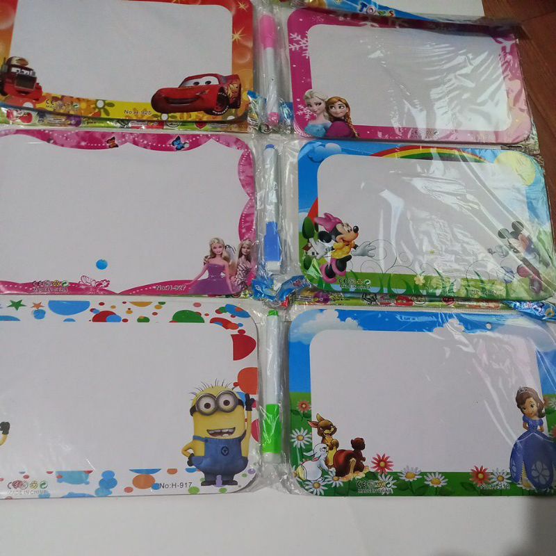 Assorted Character Whiteboard Set/ 6 pcs per Bundle | Shopee Philippines