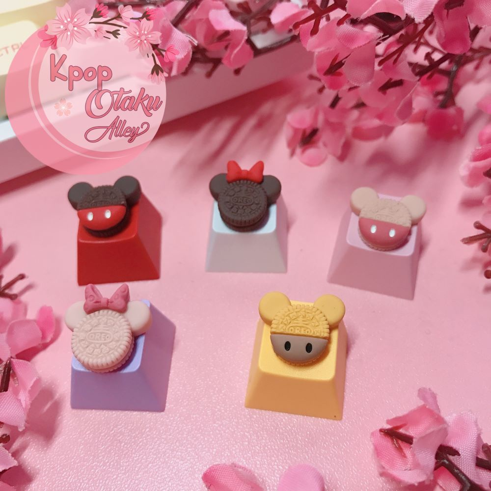 Mickey Mouse Biscuit Artisan Keycaps | Kpop Otaku Alley Keycaps ...