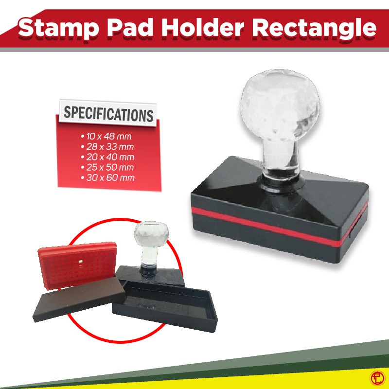 Rectangle Printable Photosensitive Crystal Rubber Stamp Pad And Case ...