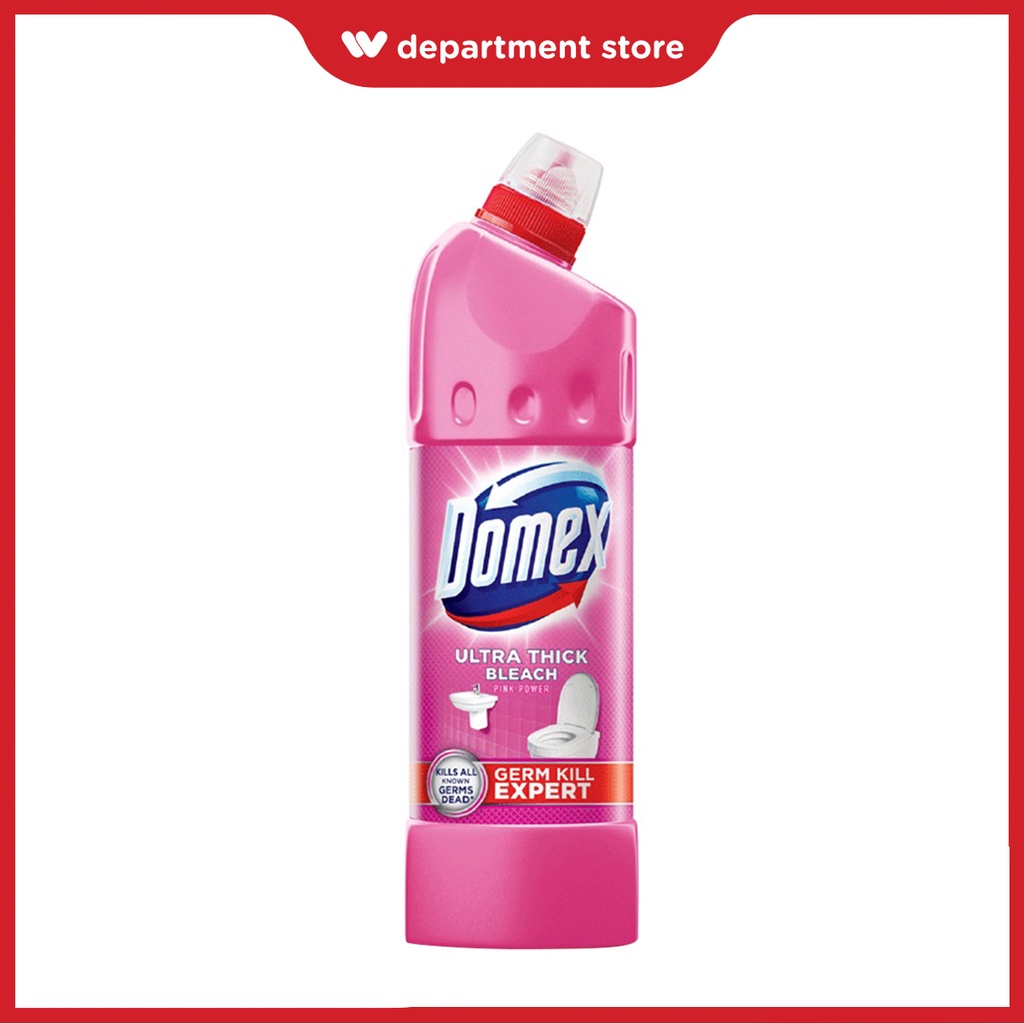 DOMEX Ultra Thick Bleach Toilet Cleaner Pink Power Antibacterial 900ml ...
