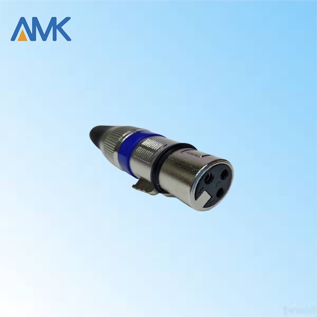 Female Male MIC Jack Plug Audio Microphone Cable Connector (2pcs)XLR 3 ...