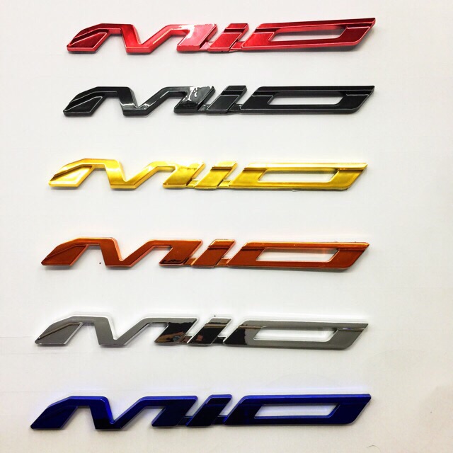 Mio sticker Emblem. 3M. Mio sporty. 1 side. | Shopee Philippines