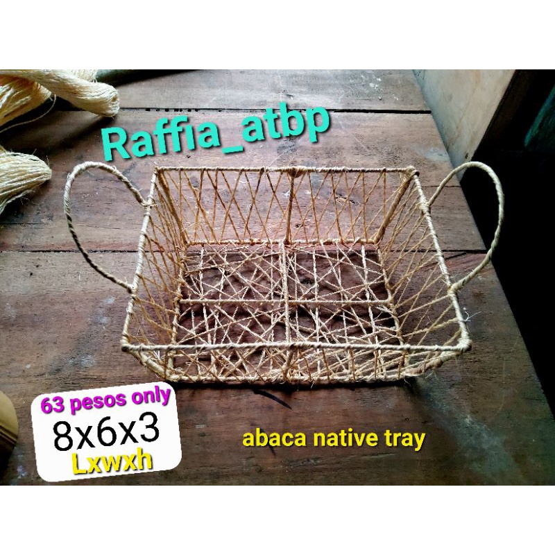 Native Tray abaca from bico handmade | Shopee Philippines