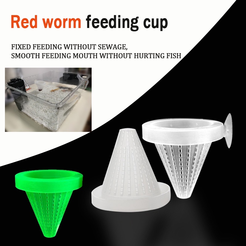 1pcs Cone feeder or bloodworm cup holder or tubifex worm holder ...