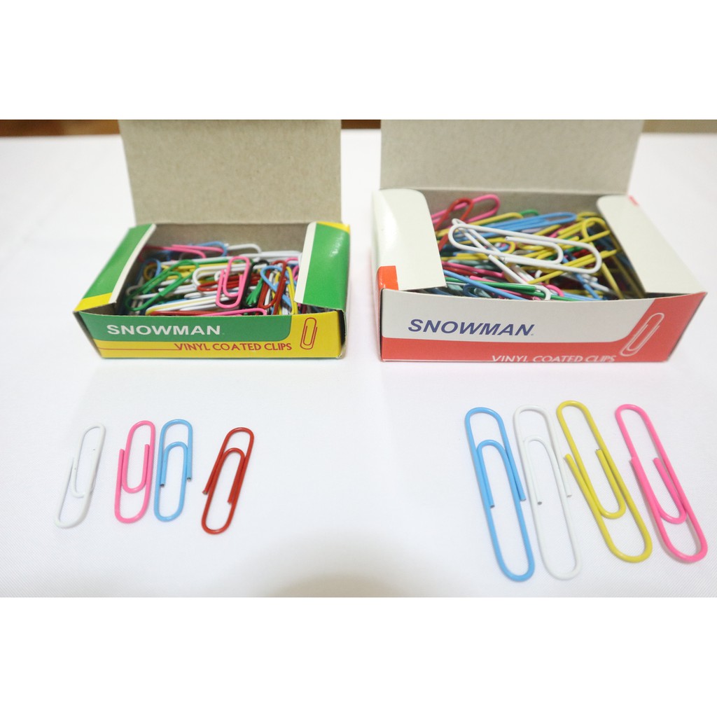 Snowman Paper Clip Vinyl Coated | Shopee Philippines