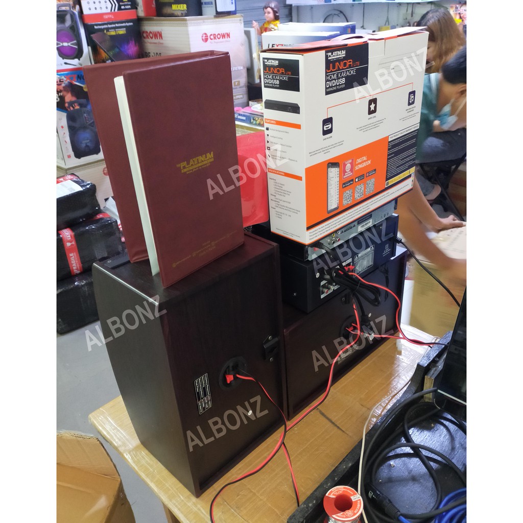 Home Videoke Karaoke Set Bundle Platinum Junior Lite and Lexing 8918 ...