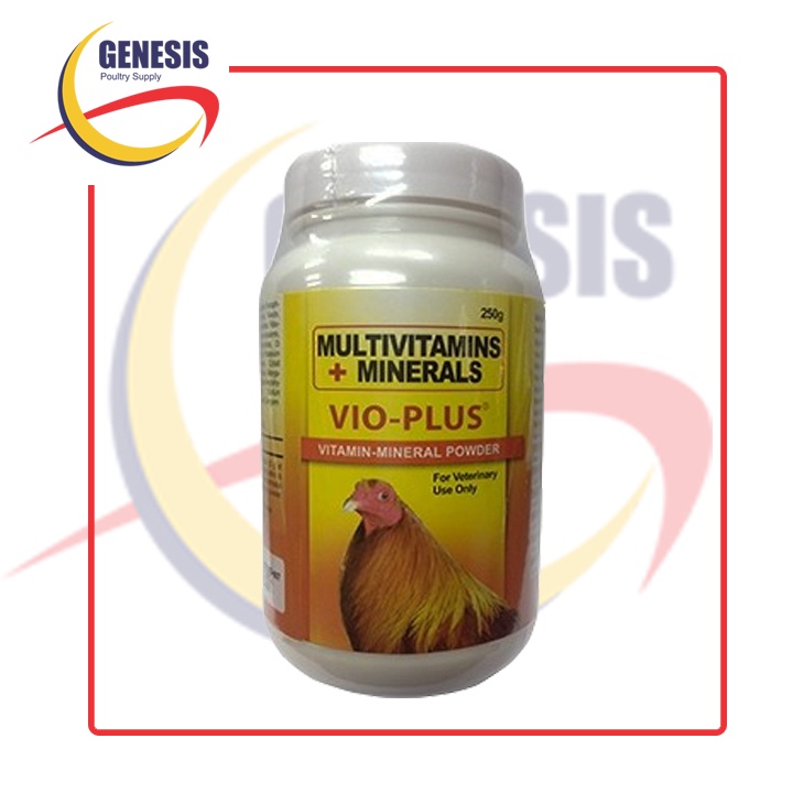 VIO-PLUS Vitamin Mineral Feed Premix Powder 250g for Gamefowls and ...