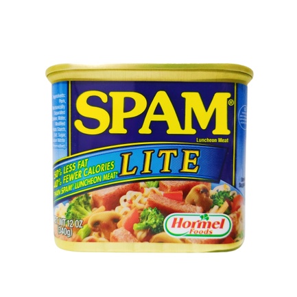 (USA) Spam Luncheon Meat. Lite. 50% Less Fat. 40% Less Calories. 12 oz ...