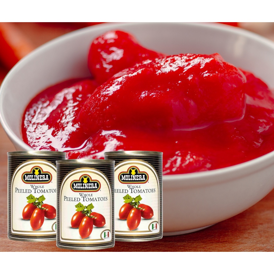 Molinera Peeled Tomatoes 400g (3 cans per order) | Shopee Philippines