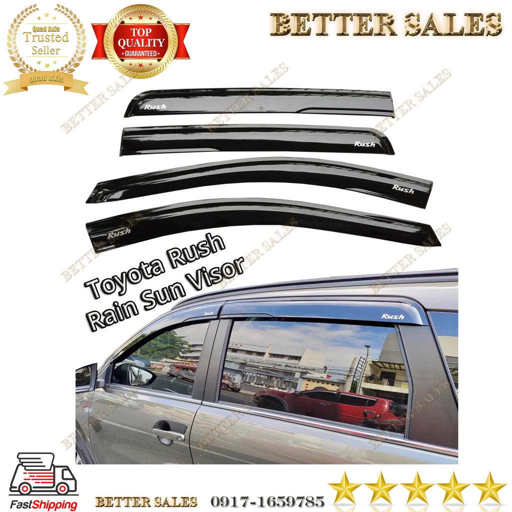TOYOTA RUSH RAIN SUN VISOR (2018-2021) | Shopee Philippines