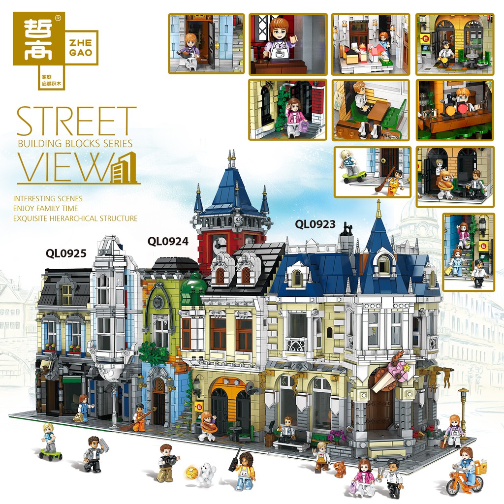 The Old Town Pub Building Sets QL0924 | Shopee Philippines