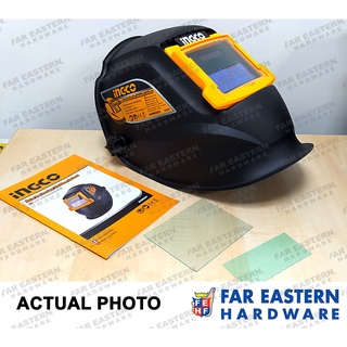 INGCO Auto Darkening Welding Mask Helmet AHM009 INHT | Shopee Philippines