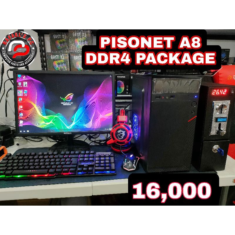 PISONET 8GB RAM | 240GB SSD | 19" LED WIDE MONITOR | COINBOX | Shopee ...