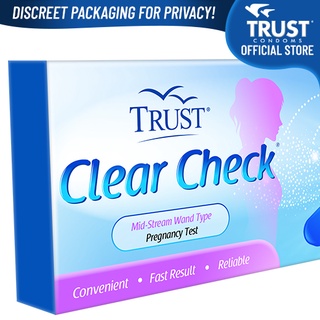 Trust Clear Check Mid Stream Wand Type Pregnancy Test Kit 1 kit ...