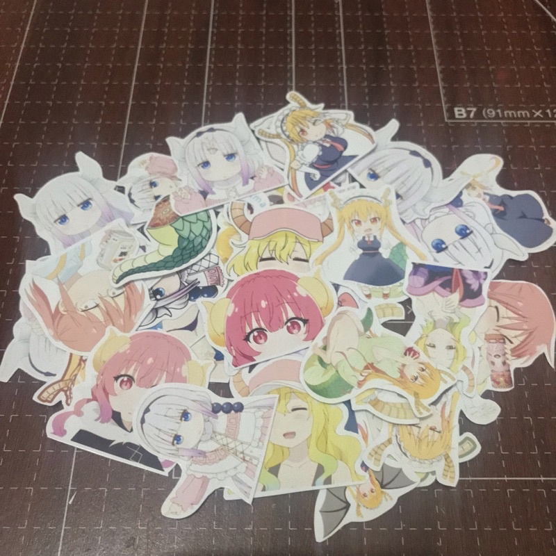 Miss Kobayashi's Dragon Anime Sticker Pack (37pcs) | Shopee Philippines