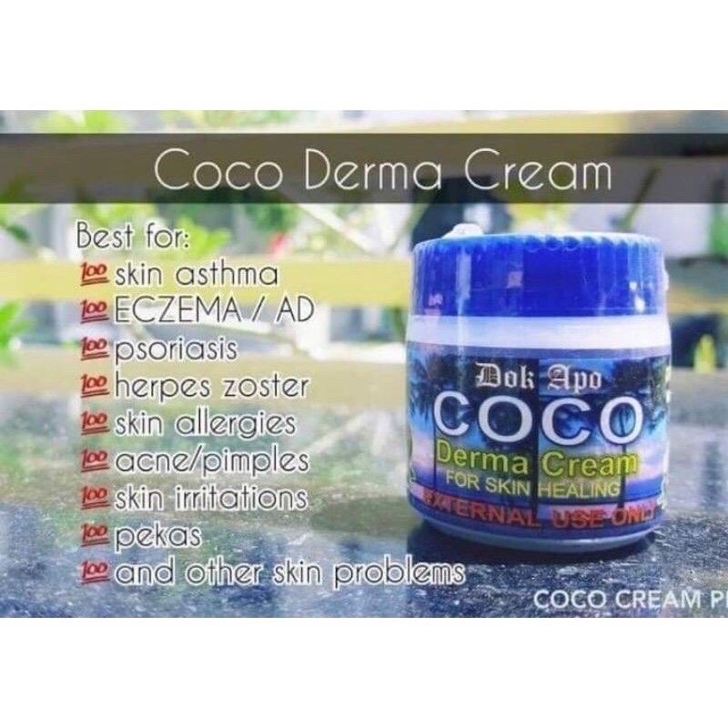 DOK APO COCO DERMA CREAM 40ML | Shopee Philippines