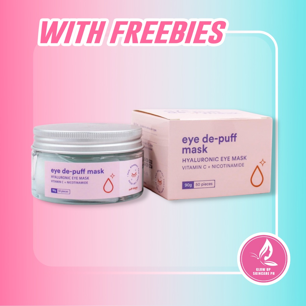 Original Effective New Puff and Bloom Eye De-Puff Mask Hyaluronic Eye ...