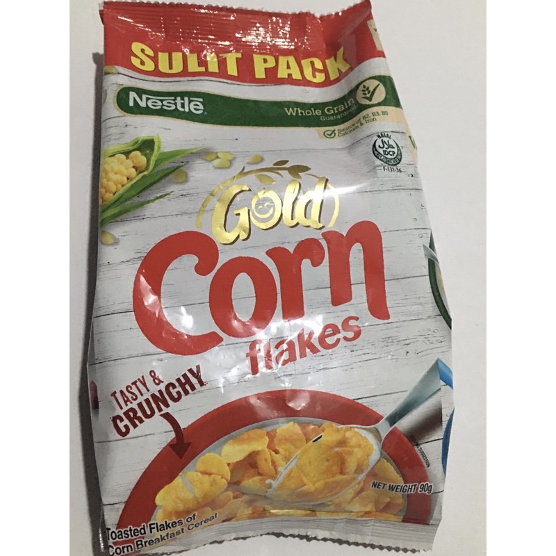 Nestle Gold corn flakes sulit pack 90g | Shopee Philippines