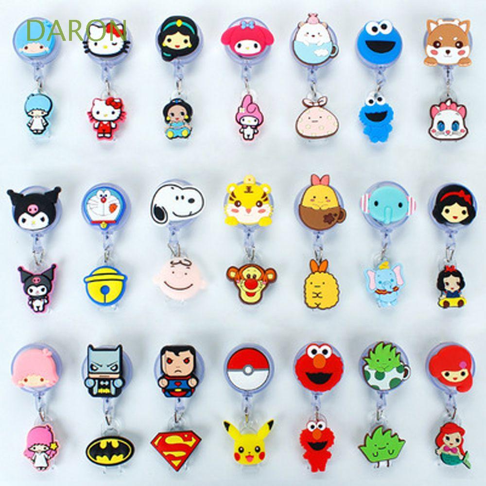 DARON Retractable Badge Reel Anime Silicone Name Tag Nurse Doctor ...