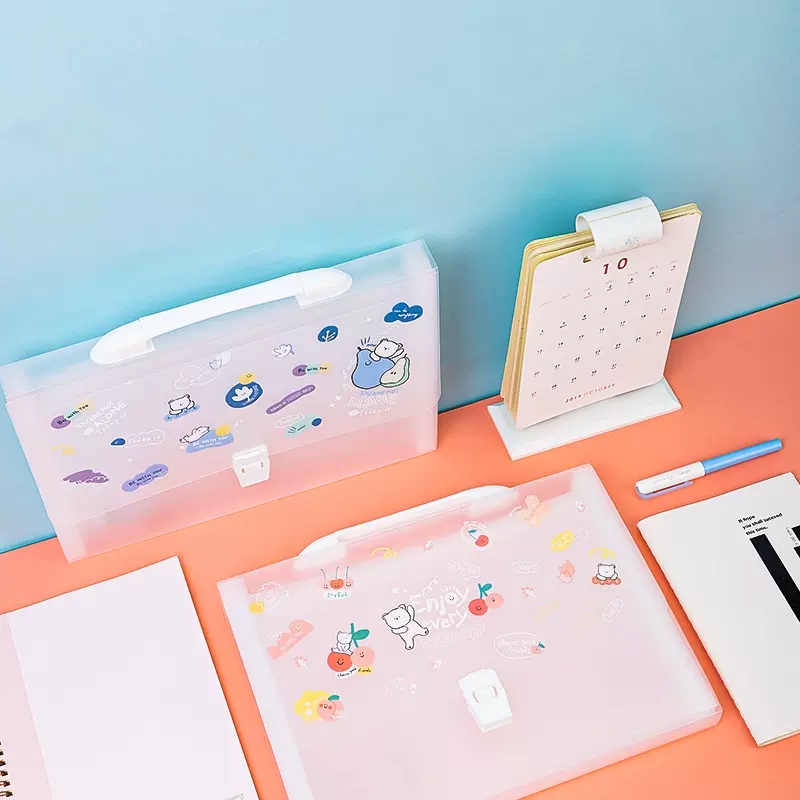 Deli File Folder Documents Pouch Information Booklet Pouch 60 pages A4 ...