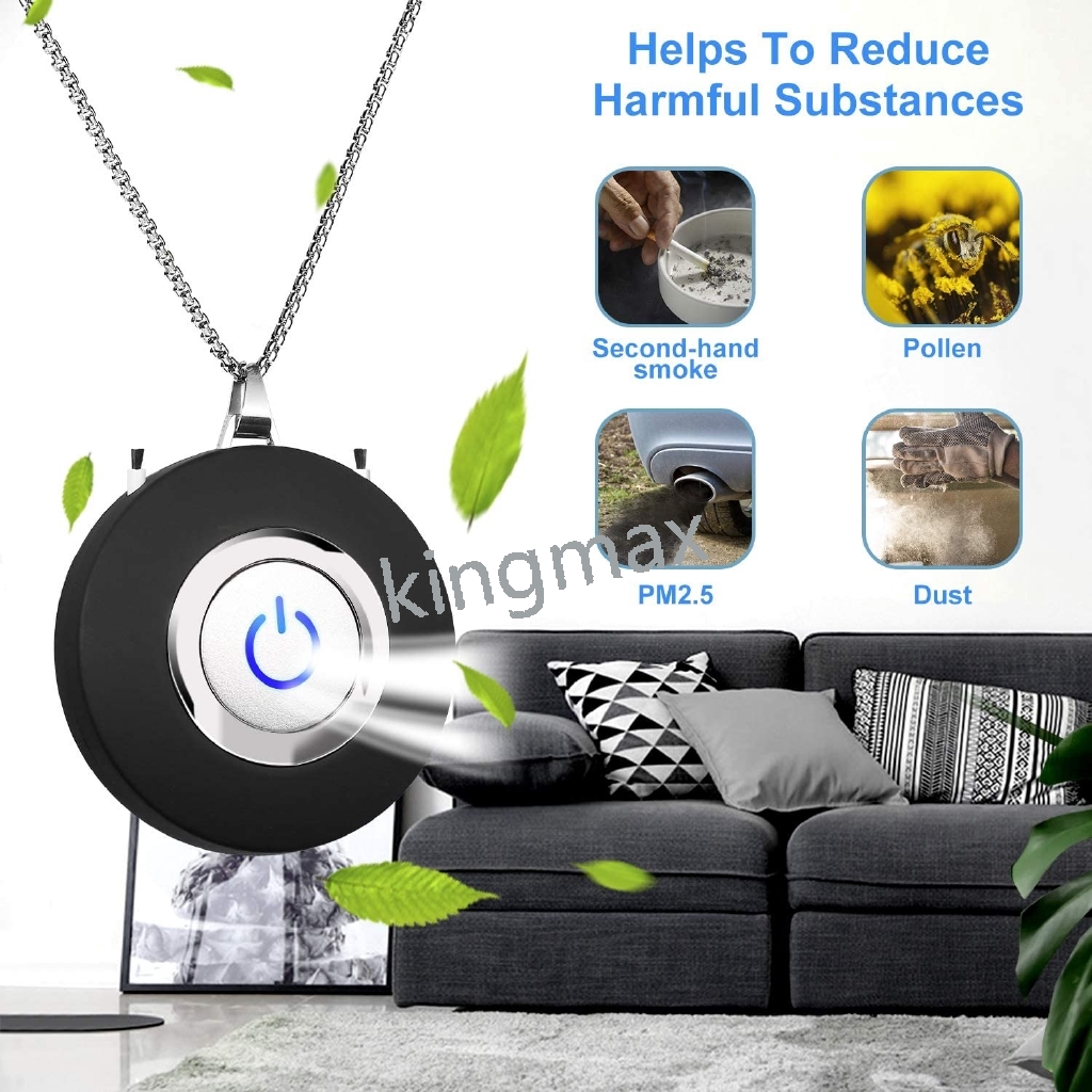 Wholesale Wearable Negative Ion Air Purifier Car USB Ioniser Air ...