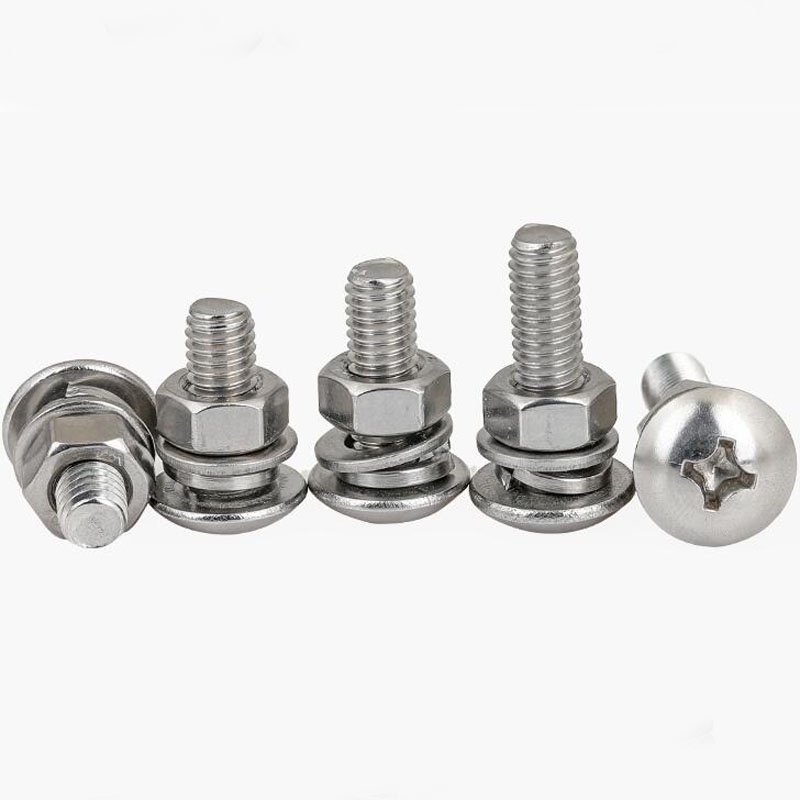 M2 M3 M4 Metric Screws Stainless Steel A2 Cruciform Screws | Curved ...