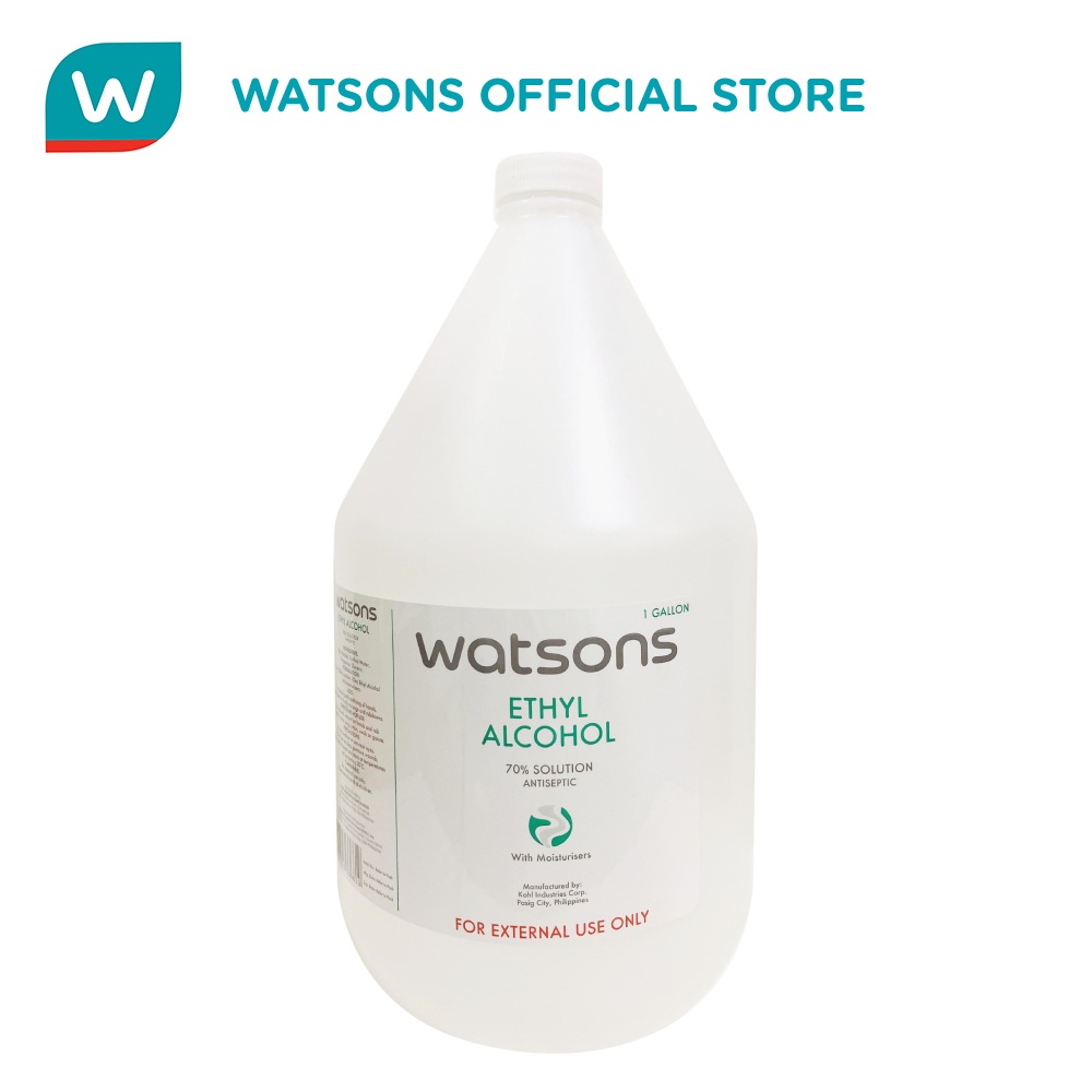 WATSONS Ethyl 70% Alcohol GALLON | Shopee Philippines