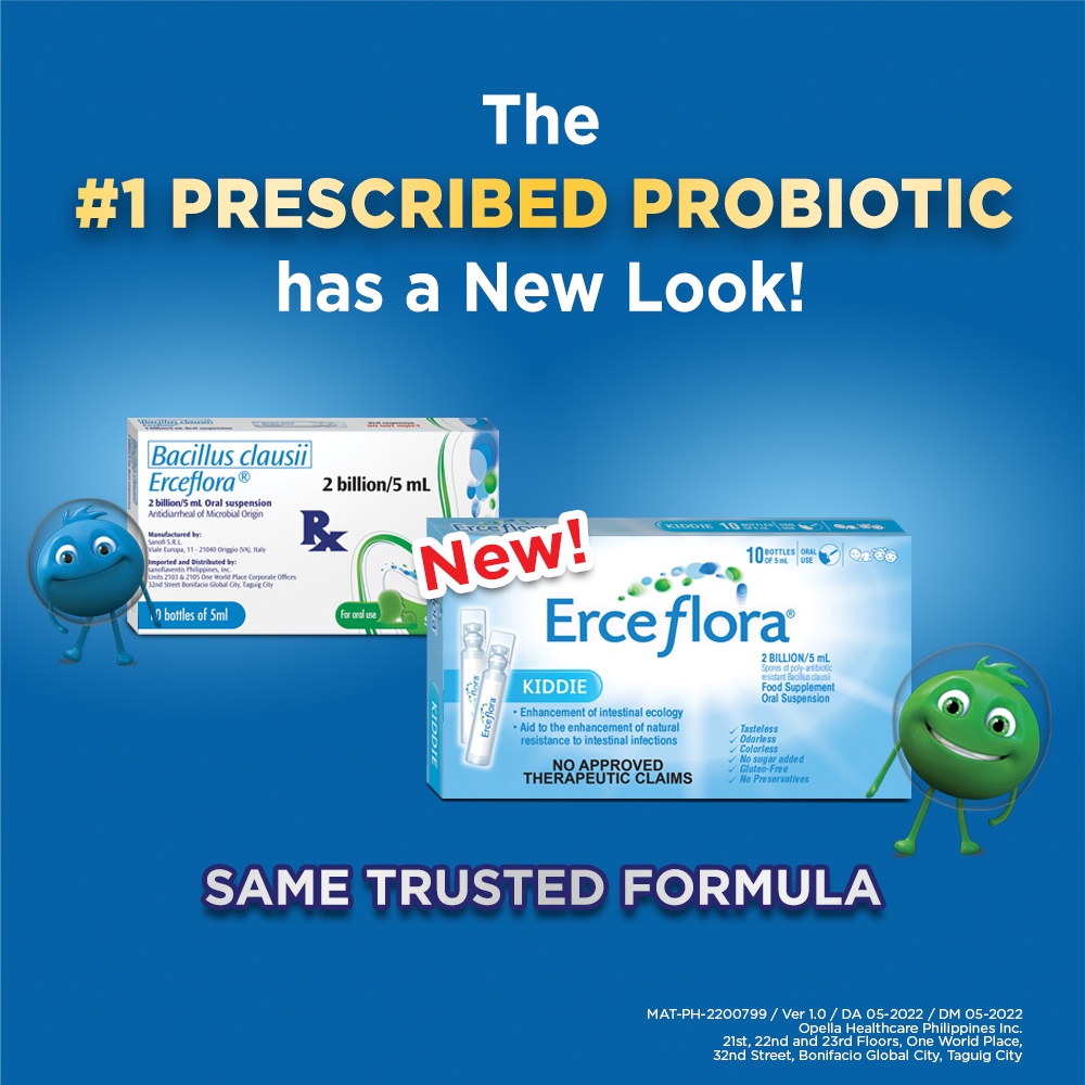 NEW Erceflora Kiddie Probiotic Supplement - 10 Mini Bottles x 5ml ...