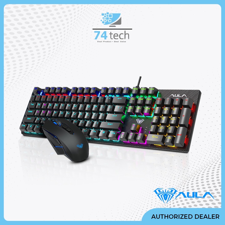 Aula T640 Mechanical Keyboard and Mouse Combo | Shopee Philippines