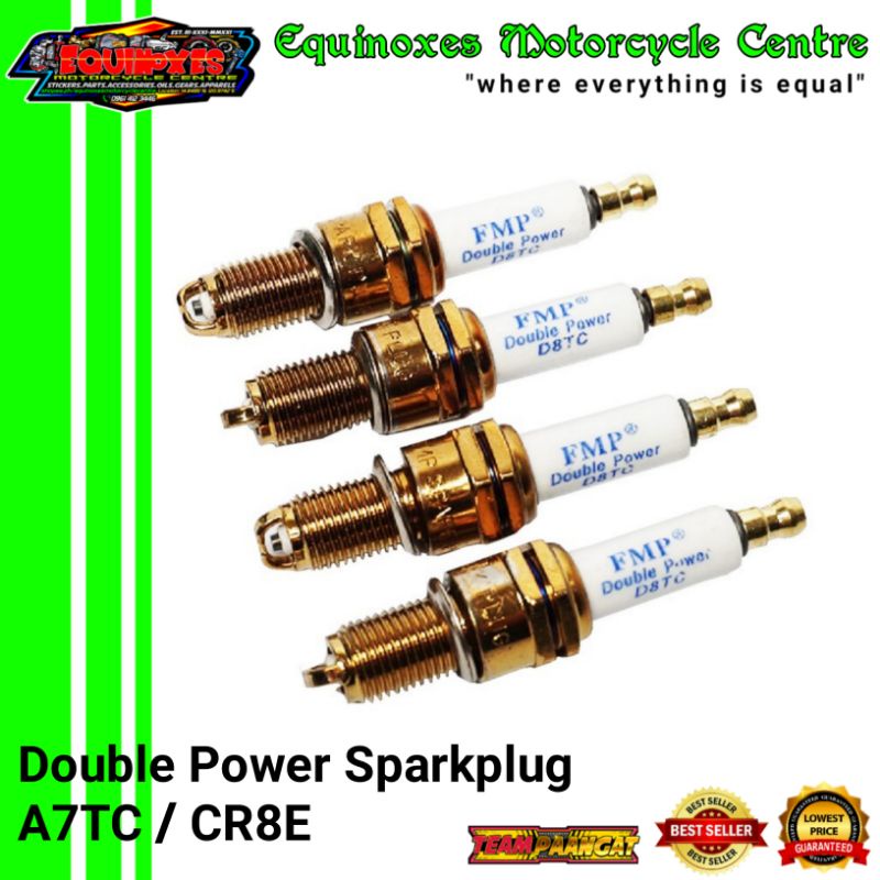 Spark plug A7TC Double Power Tip | Shopee Philippines