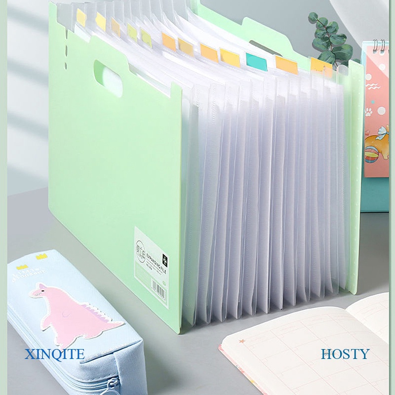 XINQITE Desktop File Organizer Box Expanding File Folder Extra Thick ...