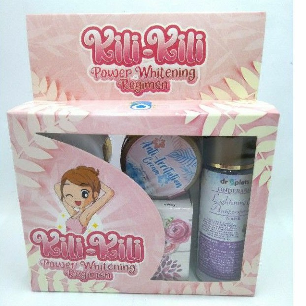 Kili - Kili Power Whitening Regimen Set | Shopee Philippines