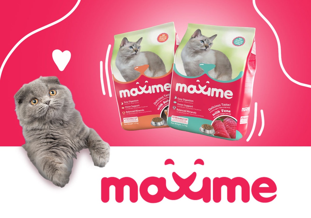 Maxime Dry Cat Food Kitten And Adult Tuna Flavor 400g Shopee Philippines