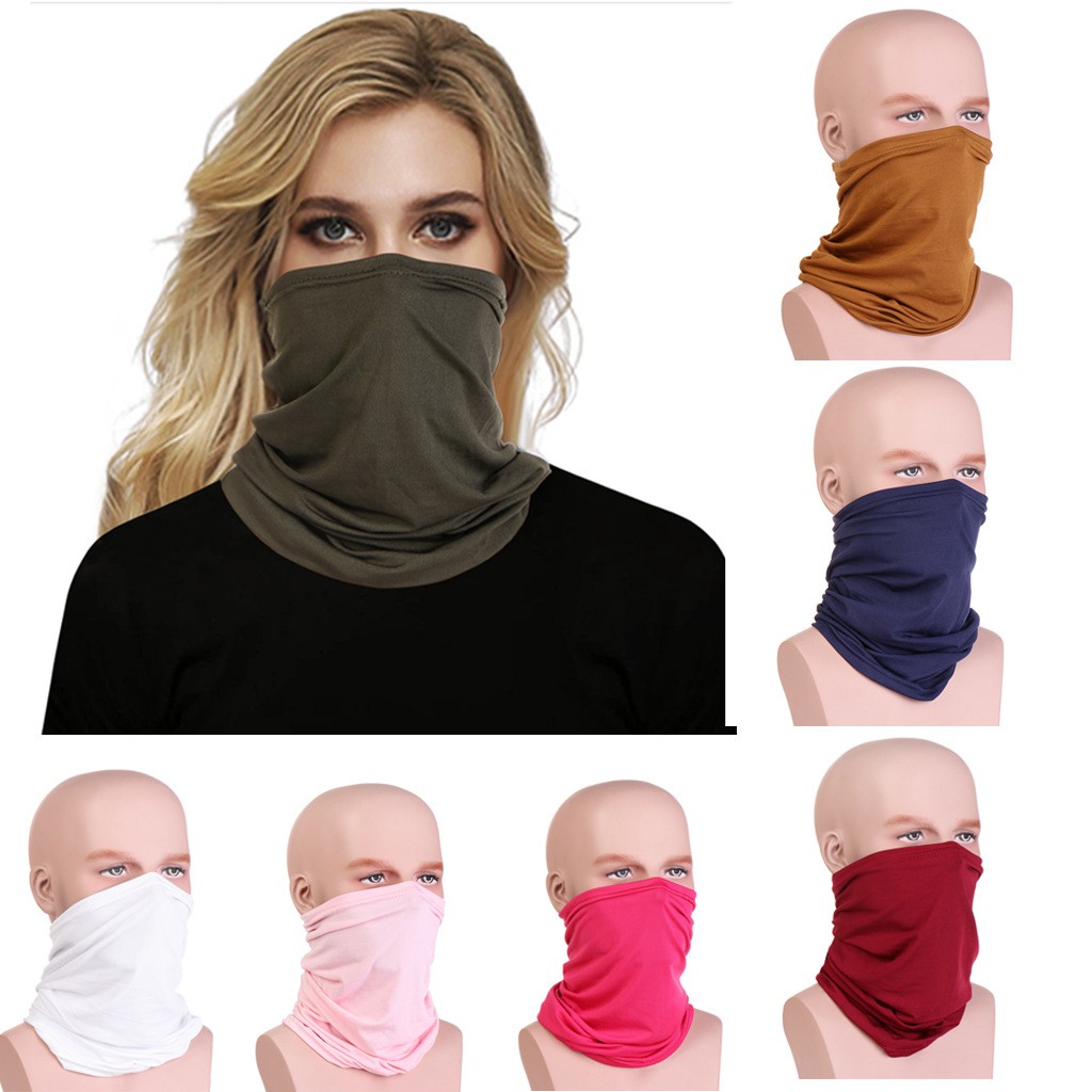 Fashion Neck Mask Scarf High Elasticity Neckerchief Windproof Anti Dust ...