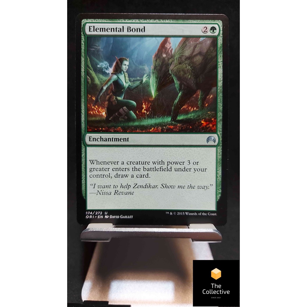 Magic the Gathering - MTG Card Game - Elemental Bond - [GREEN] / [ID ...