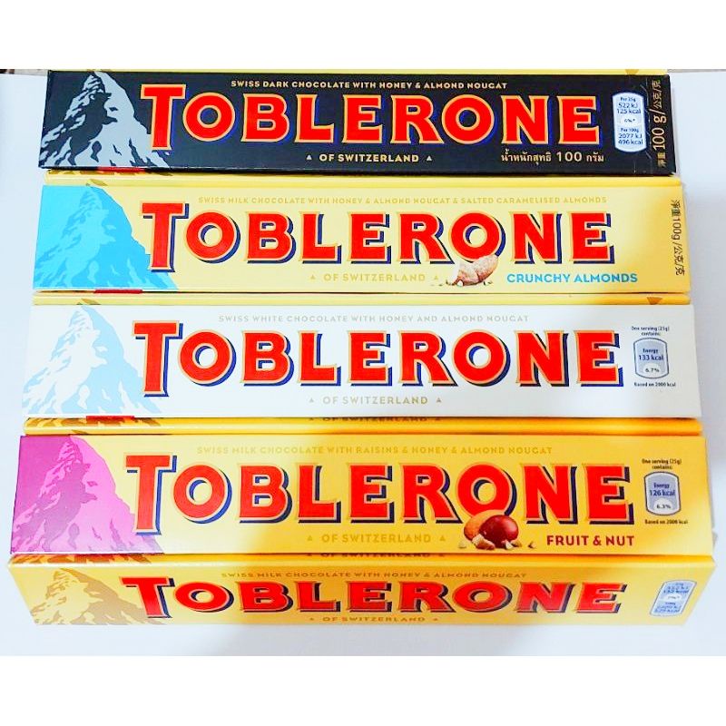 Toblerone Assorted Flavor 100g | Shopee Philippines