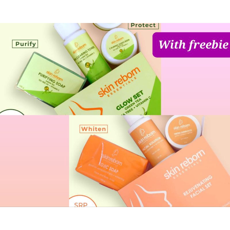 (COD W/ FREEBIE) Skin reborn rejuvenating Set| Glow set | Shopee ...