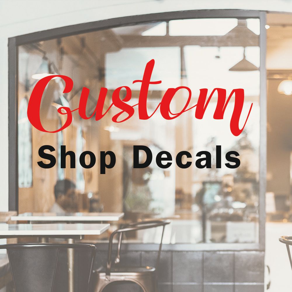 4 Custom Office Decal - Office Wall Decal - Business Logo Decal ...
