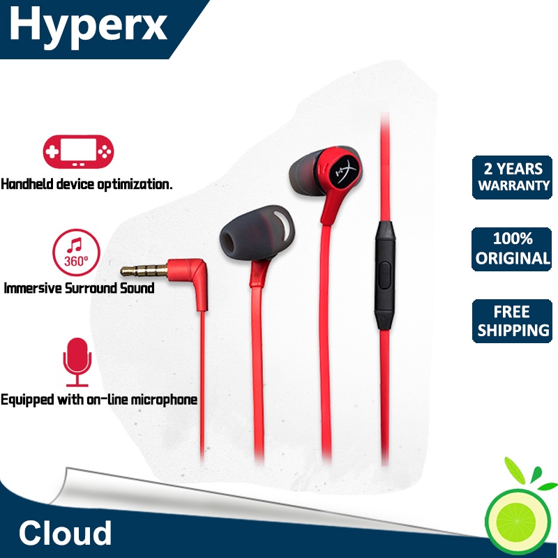 HyperX Cloud In-Ear headset Earbuds Gaming Headset With a microphone ...