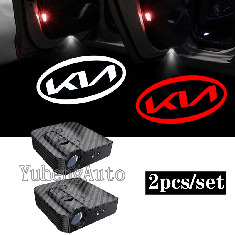 Car Door Welcome Emblem Light Projector LED Lamp for KN Logo KIA K2 K3 ...