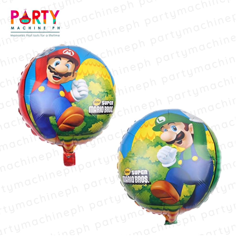 10pcs Super Mario Balloons / Luigi Foil Balloons / Super Mario Balloons ...