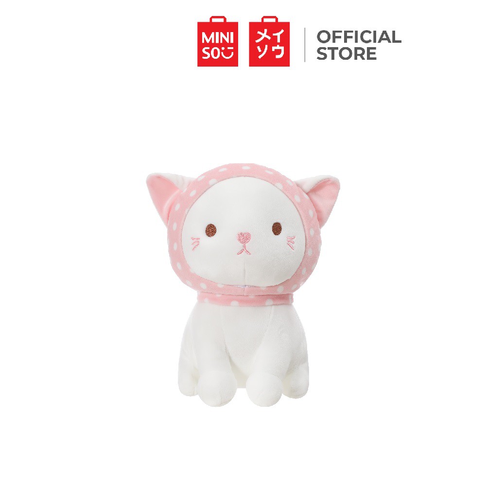 Miniso Bowknot Kitten Plush Toy | Shopee Philippines