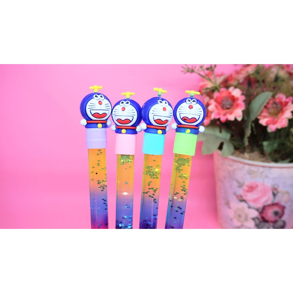 Doraemon glitter ballpoint pen Cute Cute ballpoint pen | Shopee Philippines