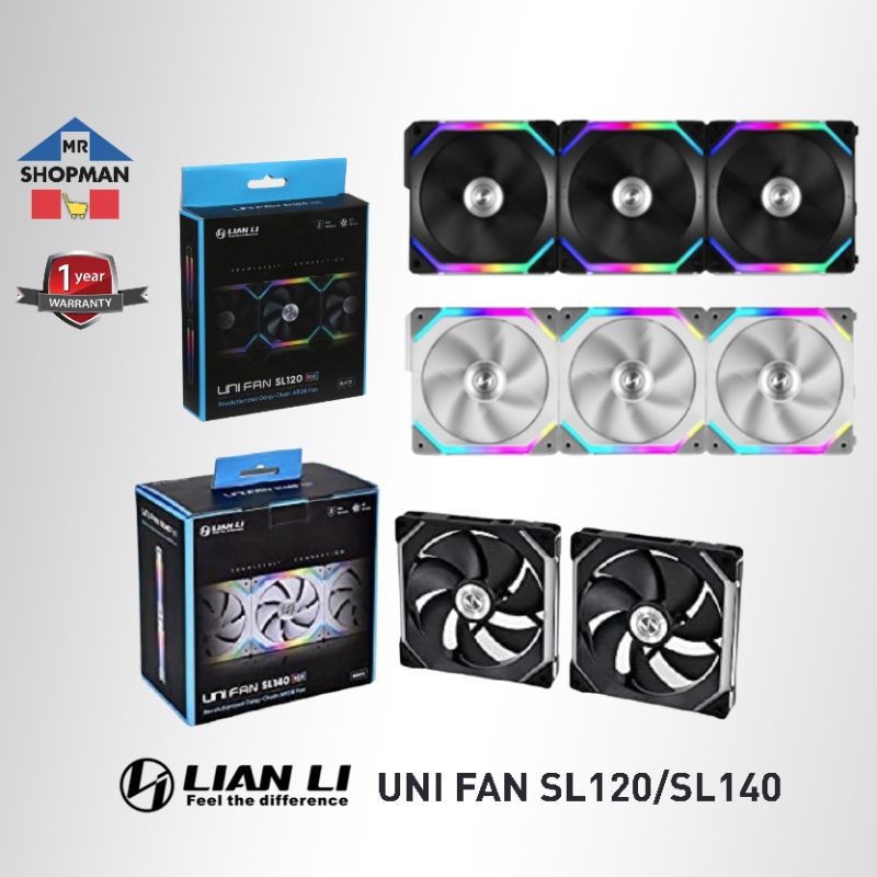 Lian Li Unifan SL120 / SL140 ARGB Uni Fan RGB presyo ₱3,895