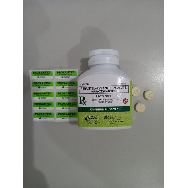 Proxantel Dewormer for Dogs and Cat per Tablet ( Tingi ) | Shopee ...