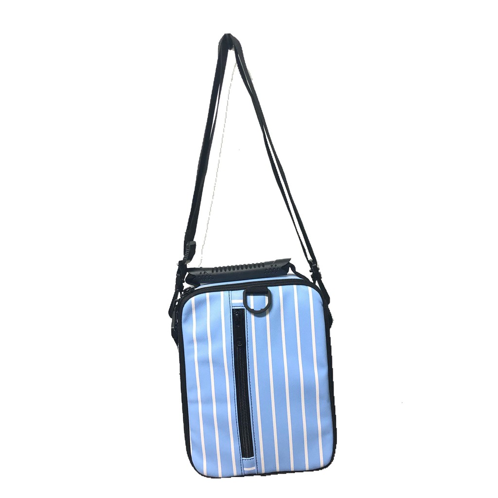 Gaffer's Bag 24pcs Tari Blade Capacity for Gamefowl (Stripes Light Blue ...