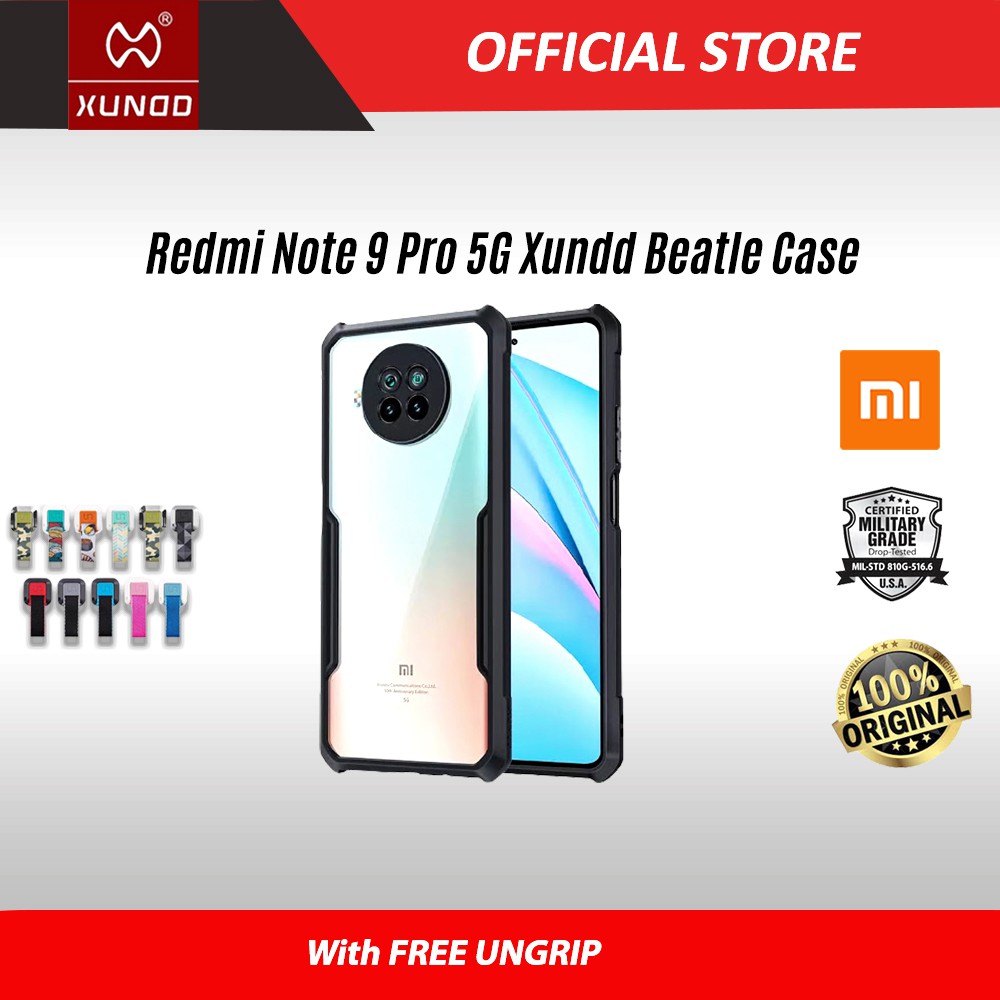 Xiaomi Redmi Note 9 Pro 5G Case Xundd Beatle Series Shockproof Case | Shopee Philippines