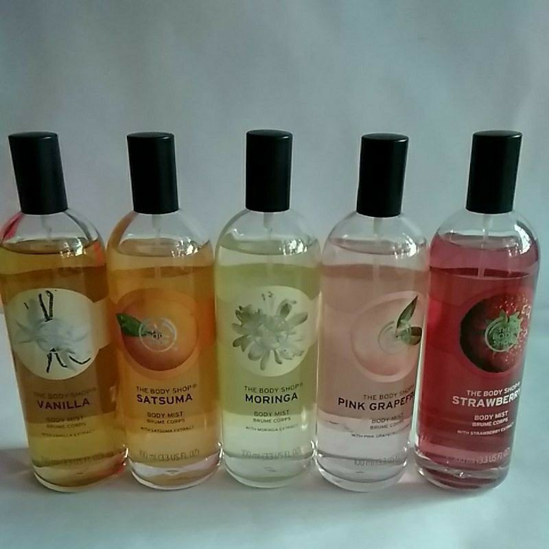 THE BODY SHOP Body Mist 100% Original ( Assorted Fragrance ) 100 ml ...